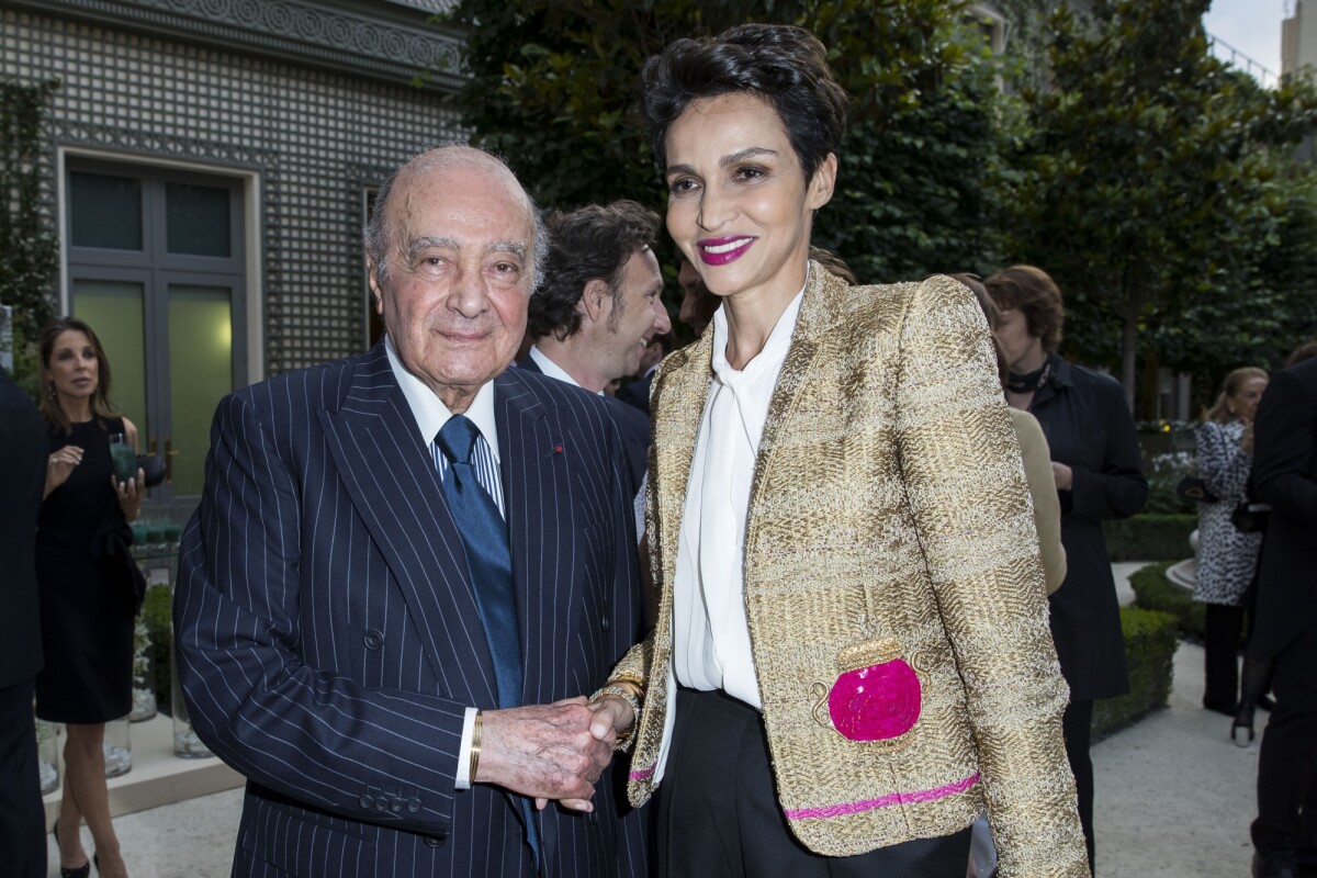 Photo : Mohamed Al-Fayed et Farida Khelfa - Réouverture de l'hôtel Ritz ...