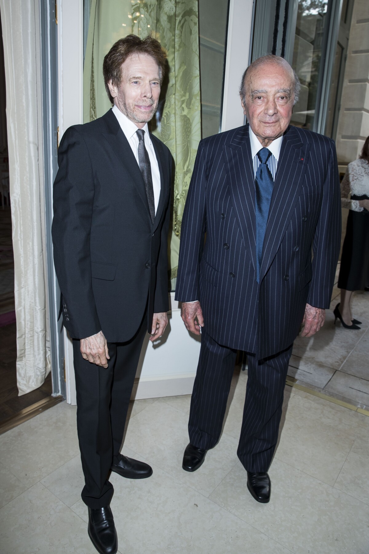 Photo : Jerry Bruckheimer et Mohamed Al-Fayed - Réouverture de l'hôtel ...