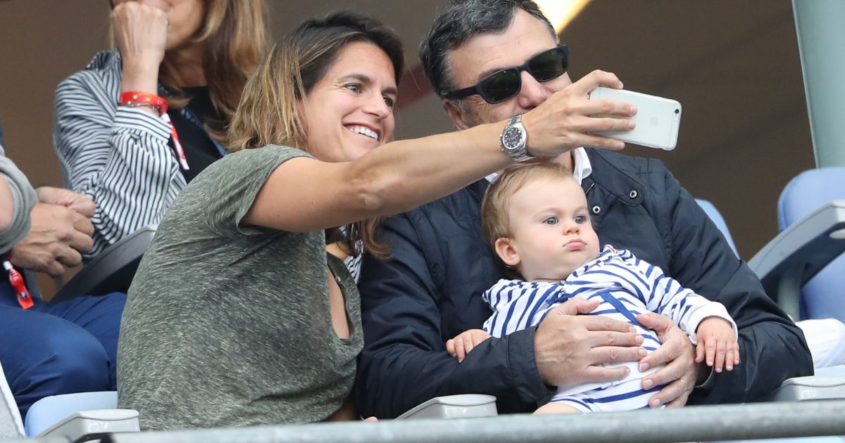 Amélie Mauresmo : Fervente supportrice des Bleus avec son adorable ...