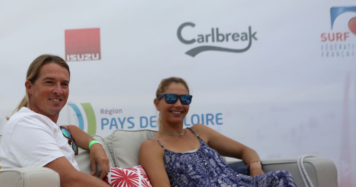 Alex Caizergues et Marie Desandre Navarre, Kite surfeur professionnels ...