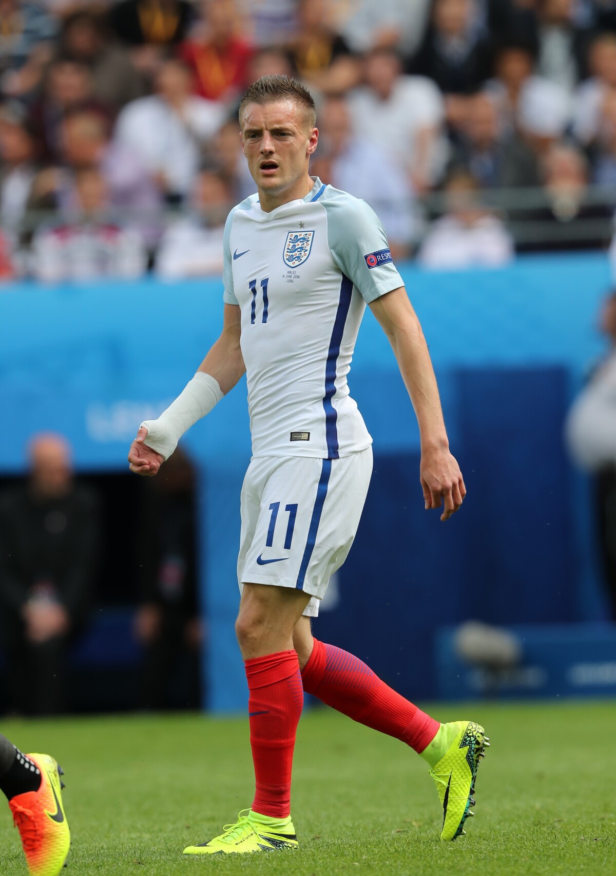 Photo : Jamie Vardy lors du match entre l'Angleterre et le Pays de ...