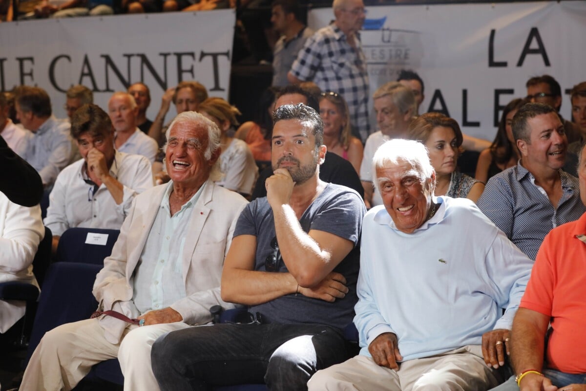 Photo : Jean-Paul Belmondo, Jeff Domenech et Charles Gérard ...