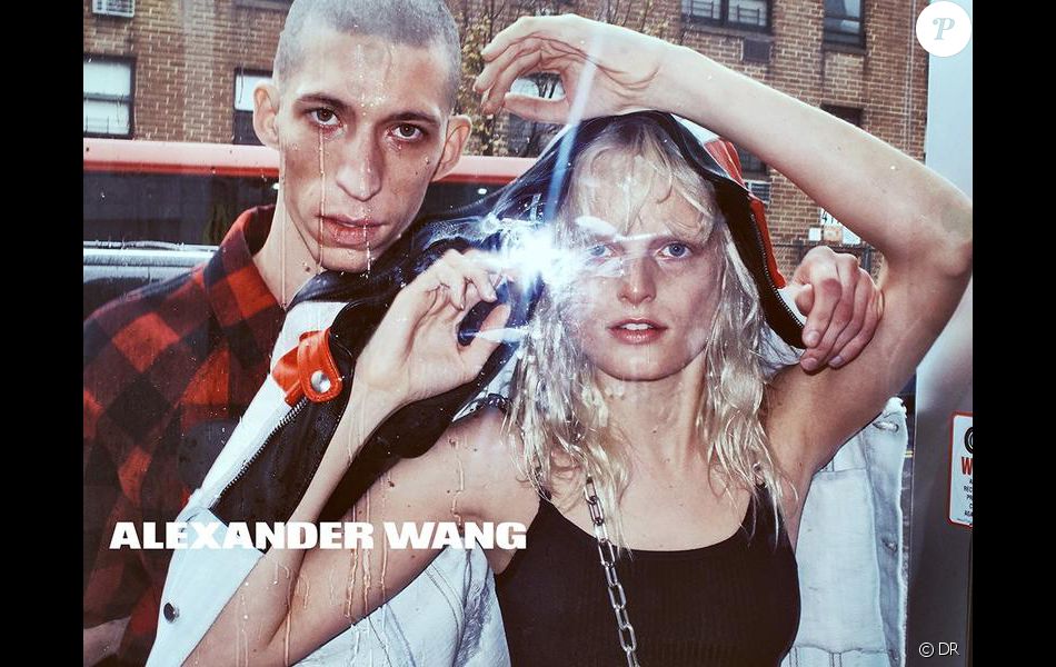 John Swiatek et Hanne Gaby Odiele - Campagne Alexander Wang printemps ...
