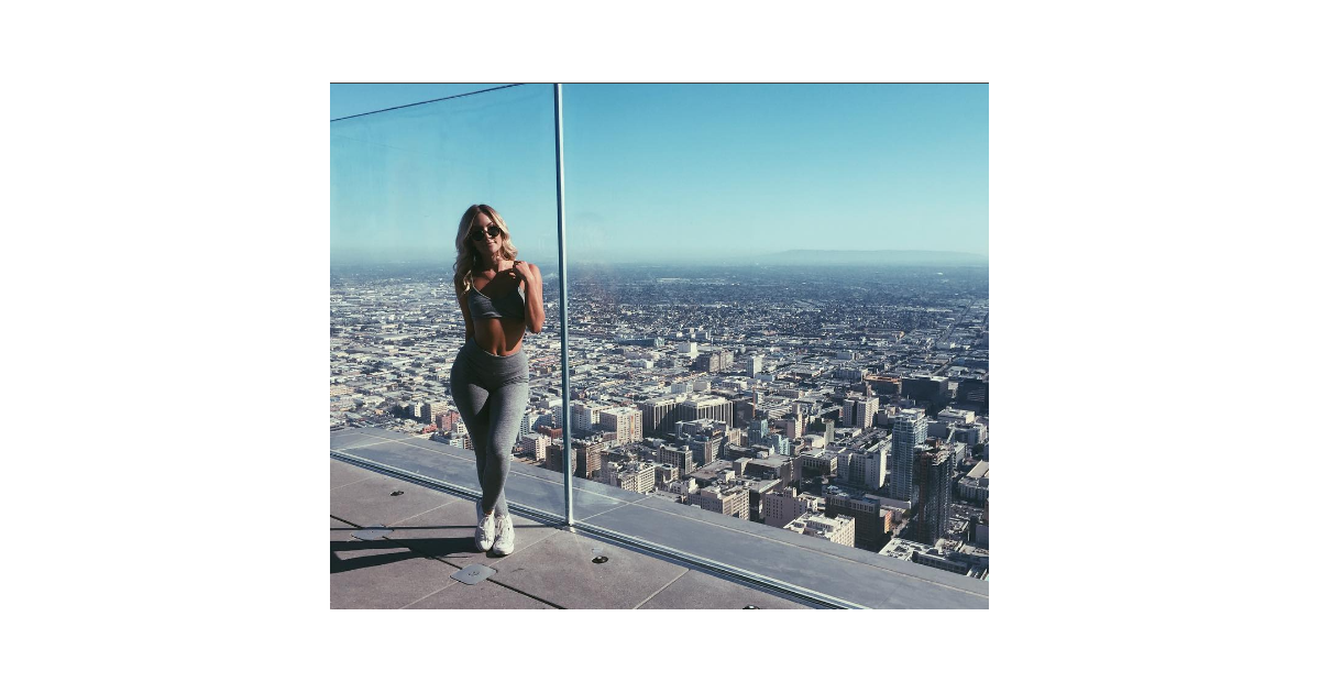 Cassandre Davis à Los Angeles, photo Instagram 2016. Fin juillet 2016 ...