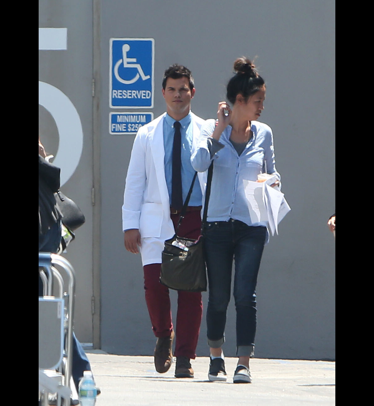 Photo : Exclusif - Taylor Lautner et Abigail Breslin lors d'une séance ...