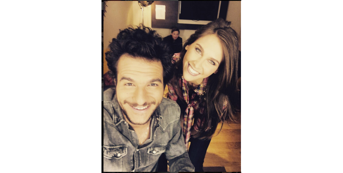 Photo : Amir, beau gosse avec la journaliste Ophélie Meunier - Purepeople