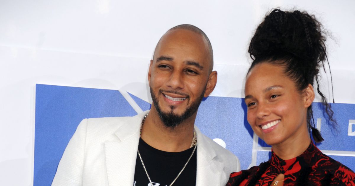 Swizz Beatz et sa femme Alicia Keys à la soirée des MTV Video Music ...