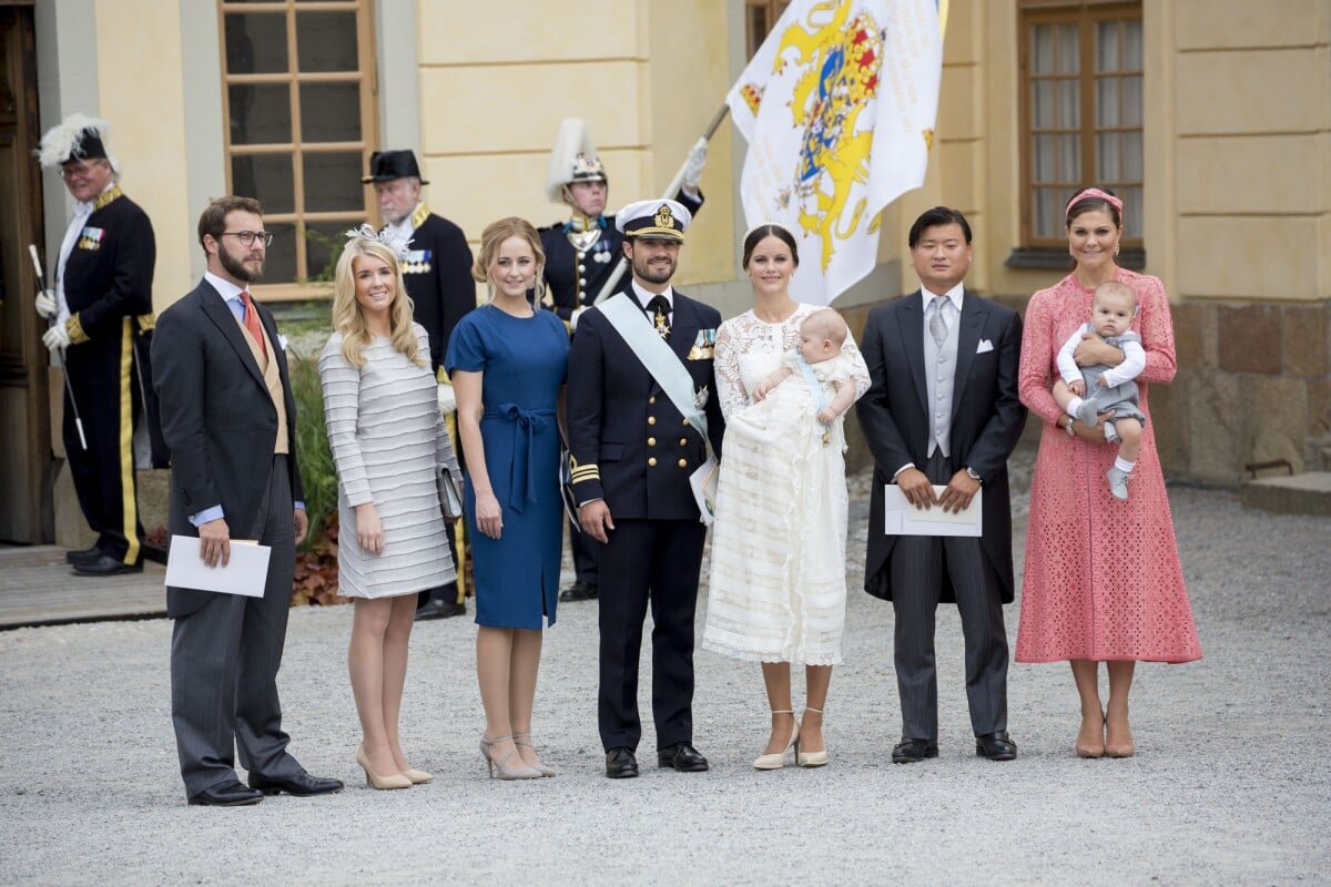 Photo : Le parrain et la marraine, Victor Magnuson et Cajsa Larsson, la ...