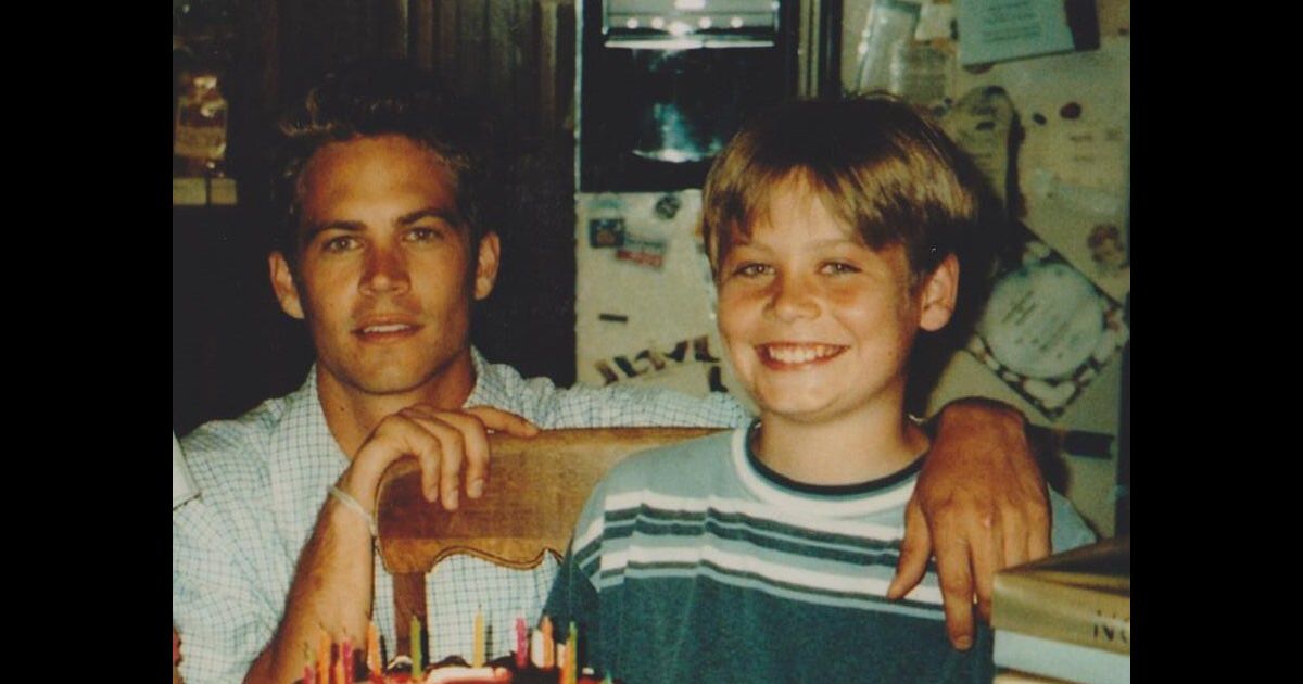 Paul Walker avec son petit frère Cody. - Purepeople