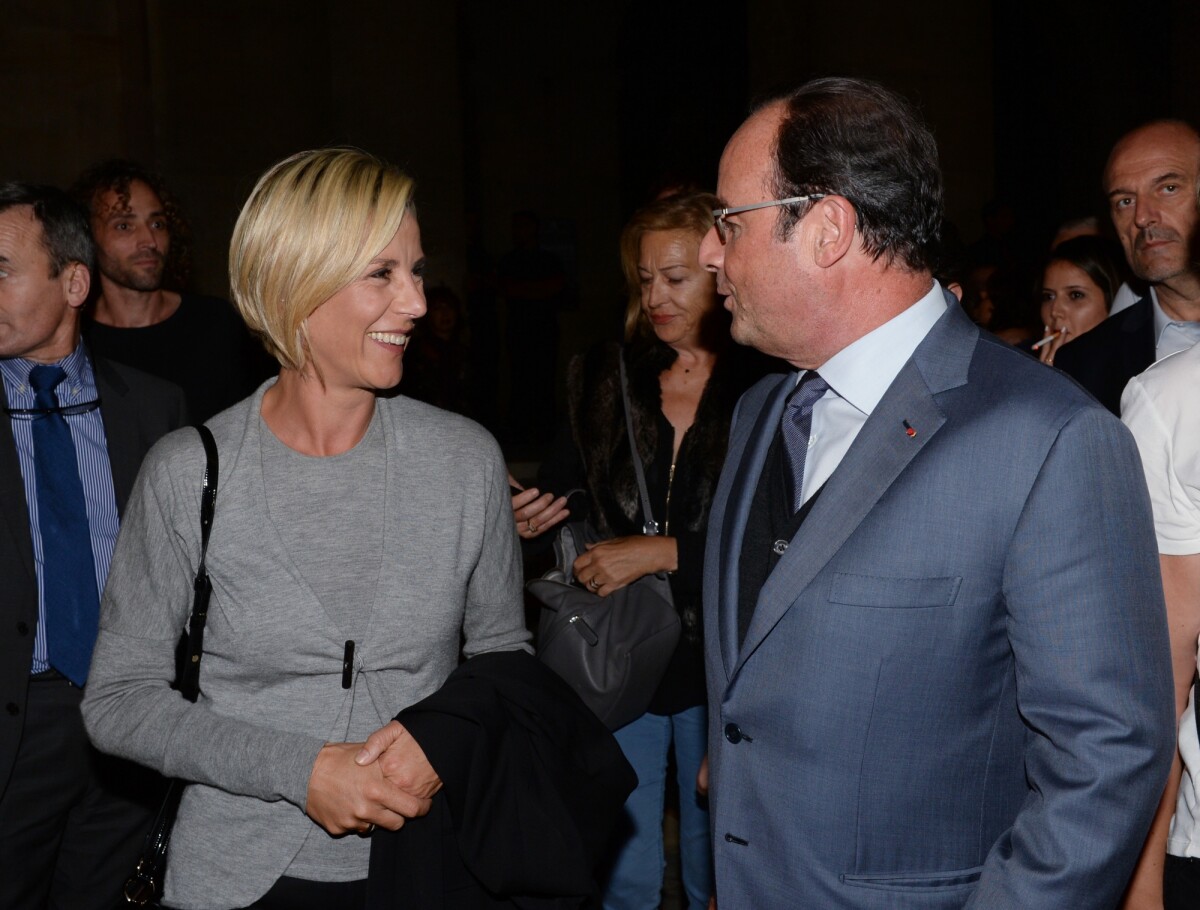 Photo : Exclusif - Laurence Ferrari et François Hollande ...