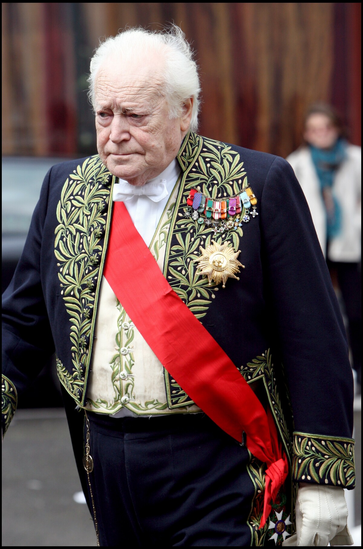 Photo : MAURICE DRUON - OBSEQUES DE L' ACADEMICIEN HENRI TROYAT EN LA ...
