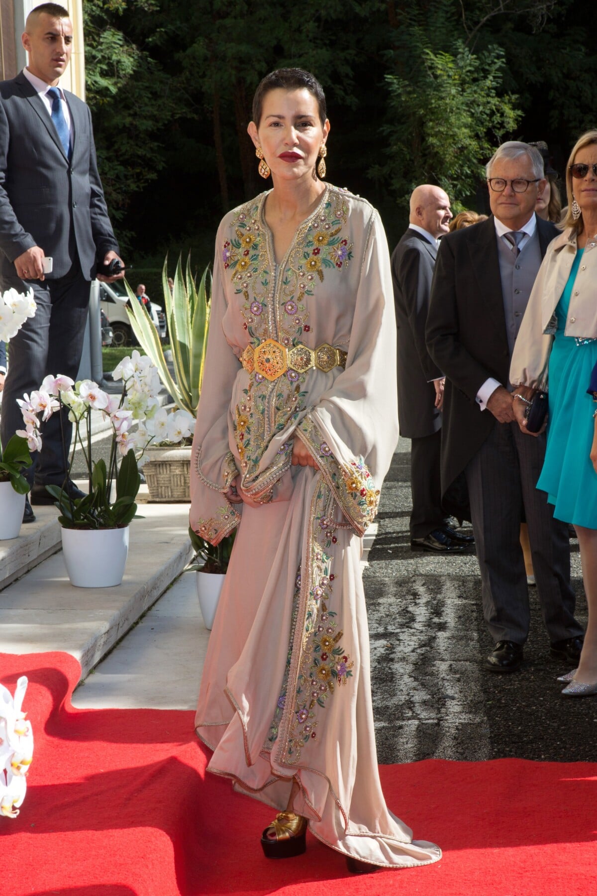 Photo : La princesse Lalla Meryem du Maroc au mariage du prince Leka II ...
