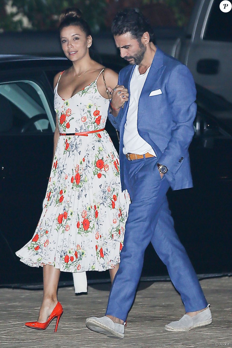 Eva Longoria et Jose Baston à Los Angeles, le 27 août 2016 - Purepeople