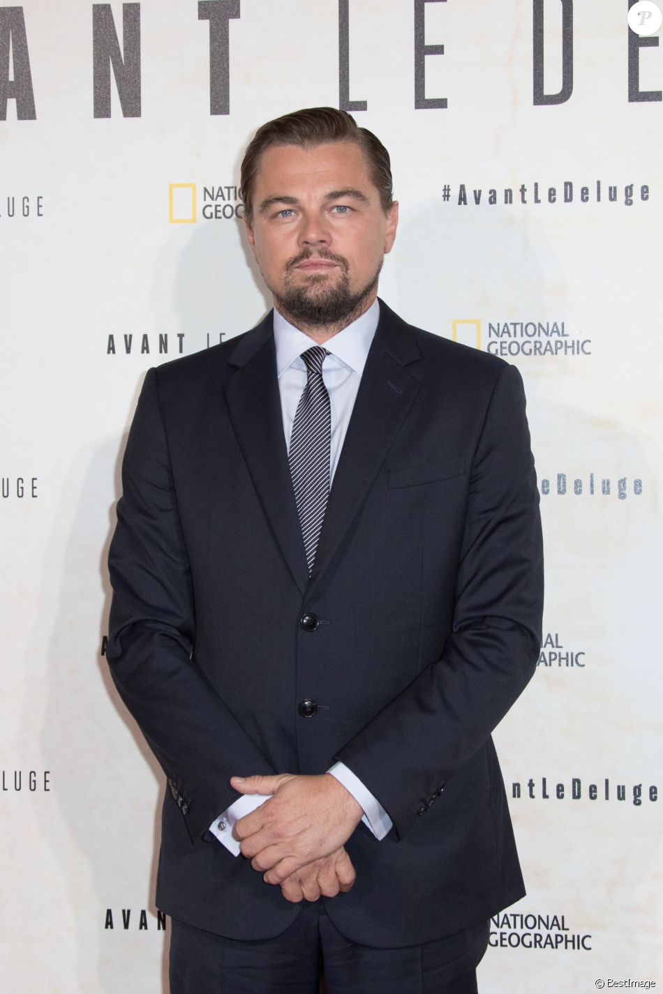 Leonardo DiCaprio - Avant première du documentaire Before the flood au ...