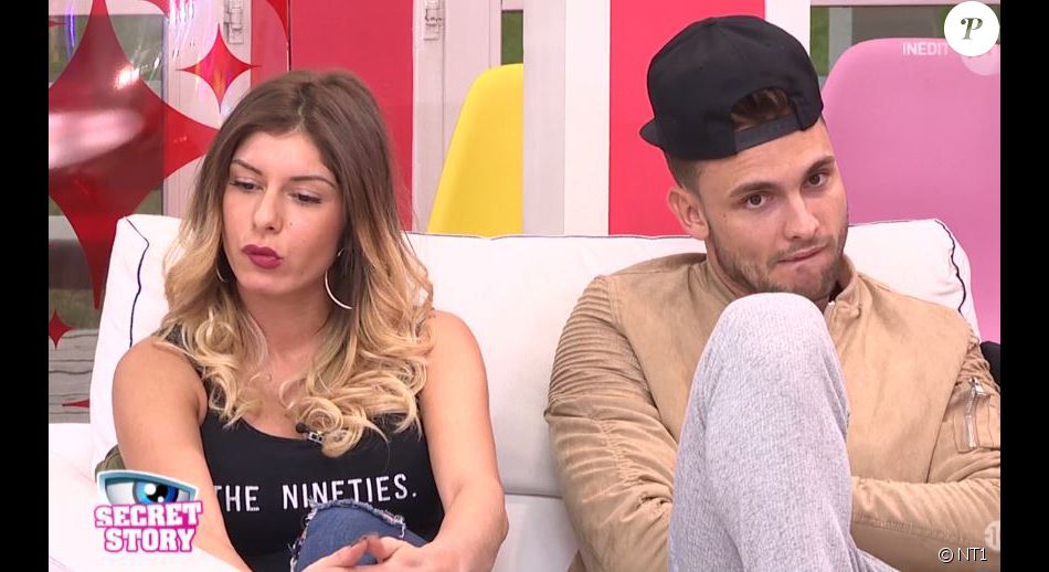 Sarah et Bastien - Secret Story 10 sur NT1, le 19 octobre 2016 ...
