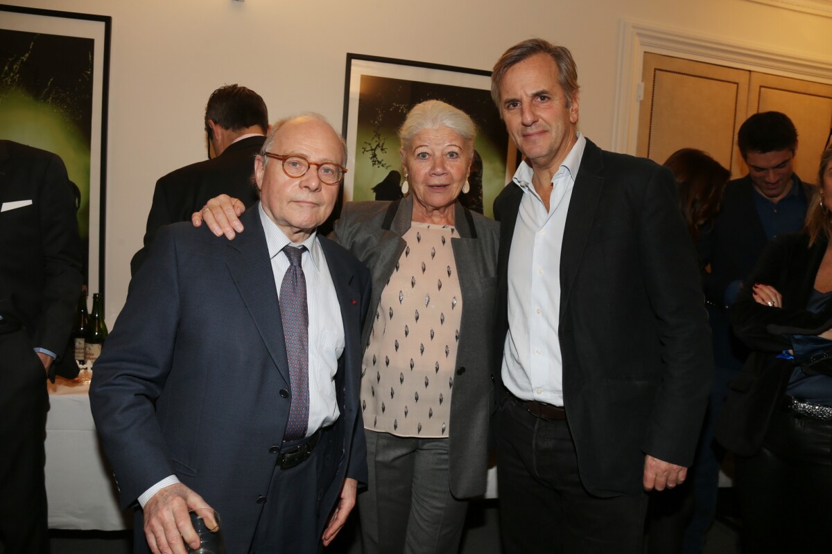 Photo : Exclusif - Alain Pompidou et sa femme Nicole avec Bernard de La ...