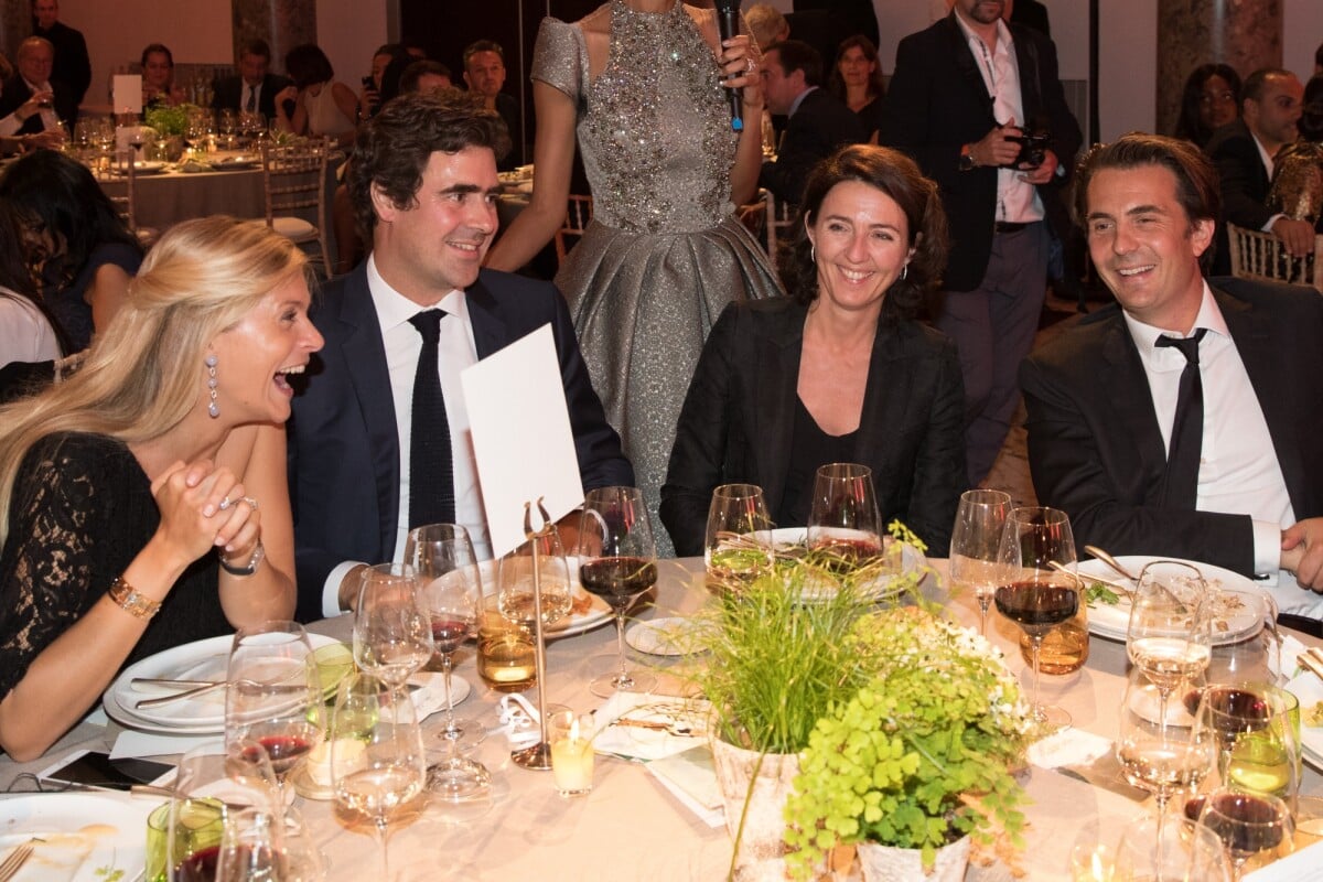 Photo : Exclusif -Yannick Bolloré et sa femme Chloé Bouygues, Hélène ...