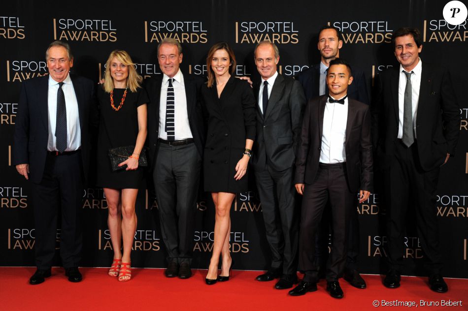 Gérard Houllier, Candice Prévost, Christophe Chenut, Isabelle Ithurburu ...
