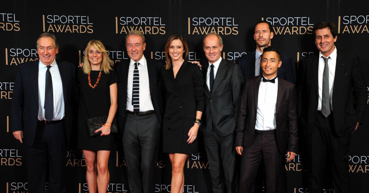 Gérard Houllier, Candice Prévost, Christophe Chenut, Isabelle Ithurburu ...