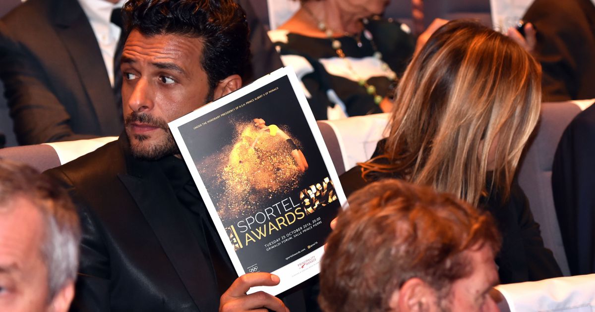 Maxim Nucci (Yodelice) au côté d'Isabelle Ithurburu lors de la ...
