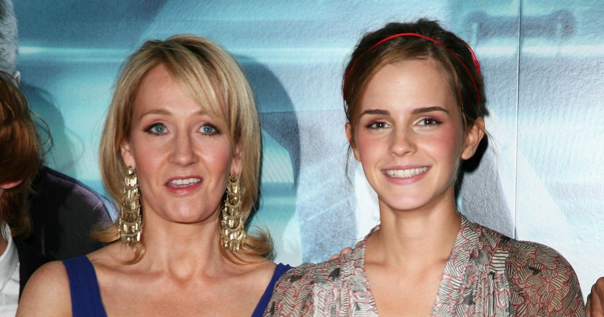 J. K. Rowling et Emma Watson - Avant-première de Harry Potter et le ...