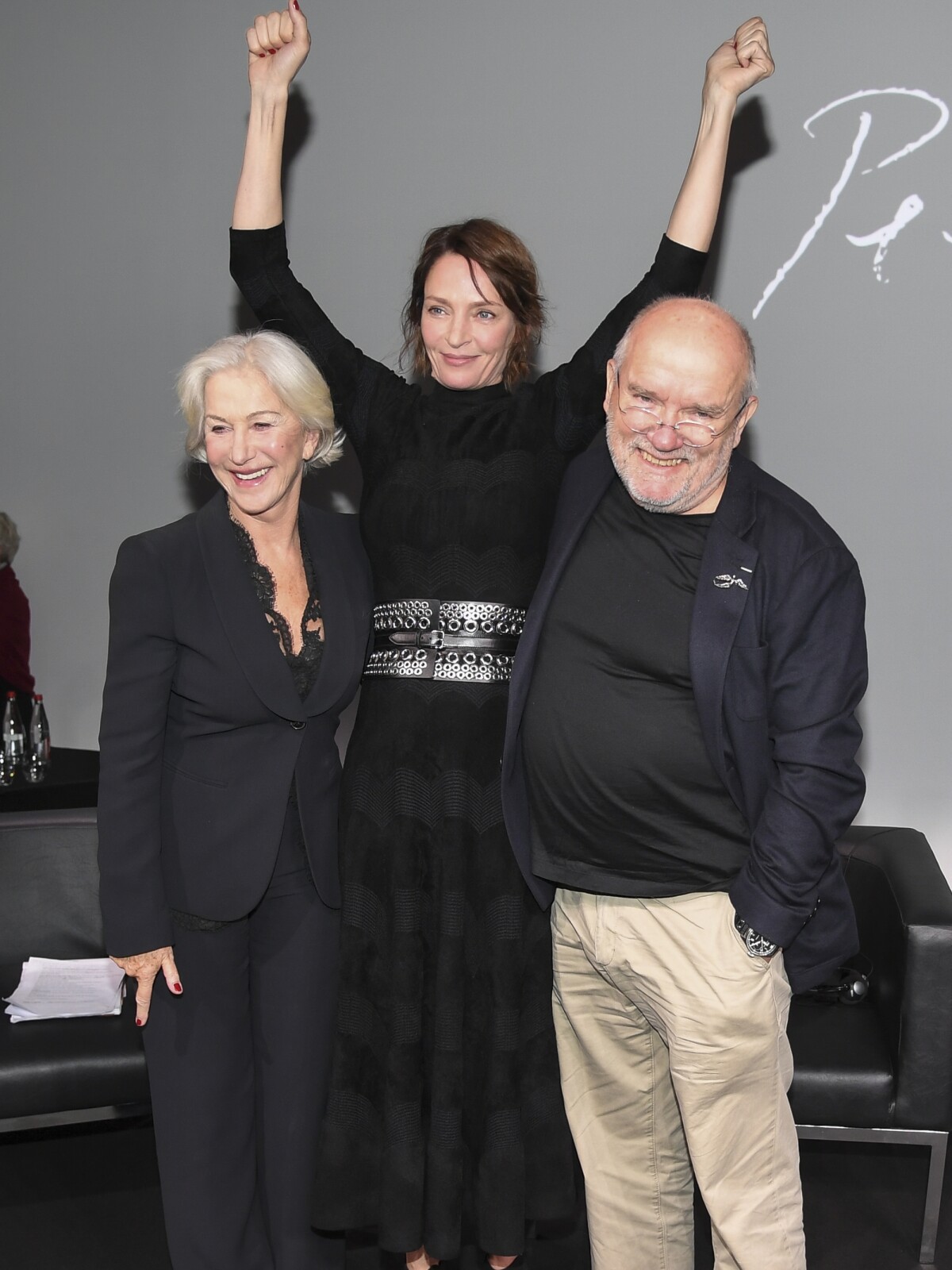 Photo : Helen Mirren, Uma Thurman et Peter Lindbergh - Présentation du ...