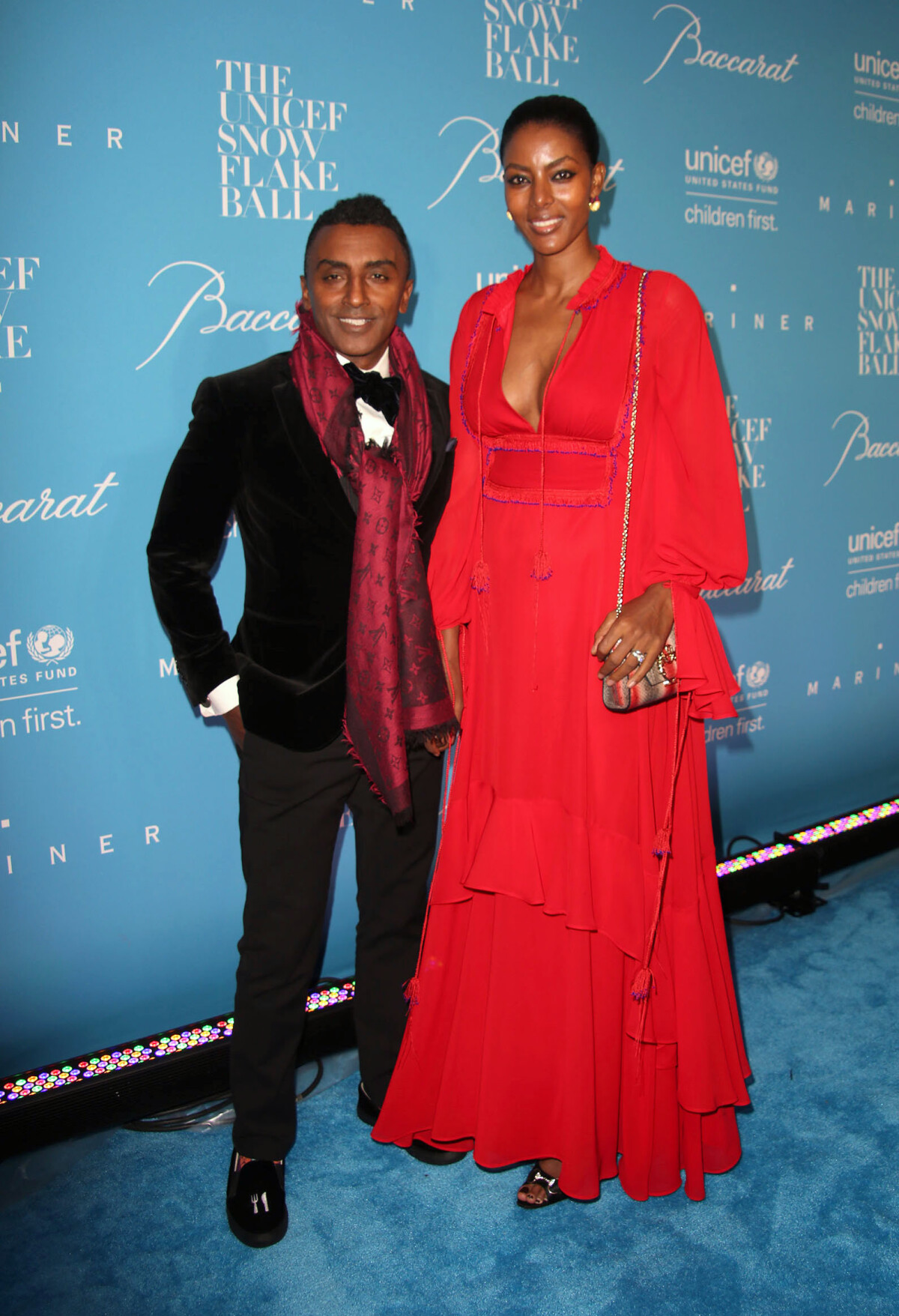 Photo : Marcus Samuelsson et sa femme Maya Haile à la 12ème soirée ...