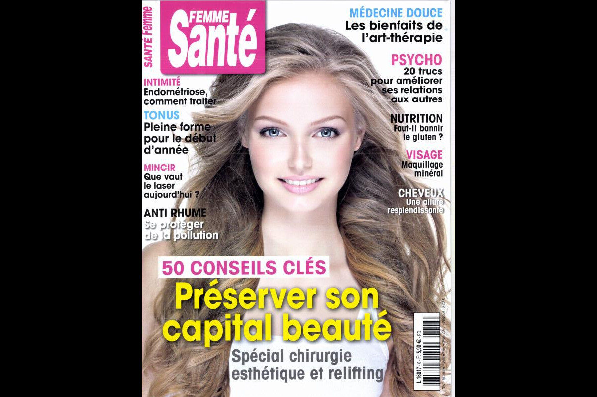 Photo : Magazine Santé Femme en kiosques le 27 décembre 2016. - Purepeople