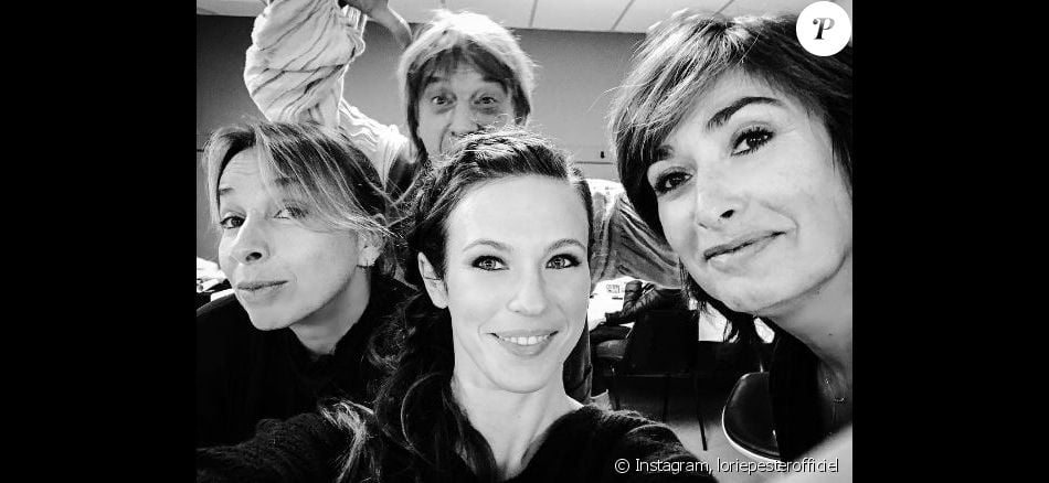 Lorie Pester au concert des Enfoirés. Instagram, janvier 2017 - Purepeople