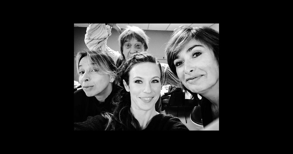 Lorie Pester au concert des Enfoirés. Instagram, janvier 2017 - Purepeople