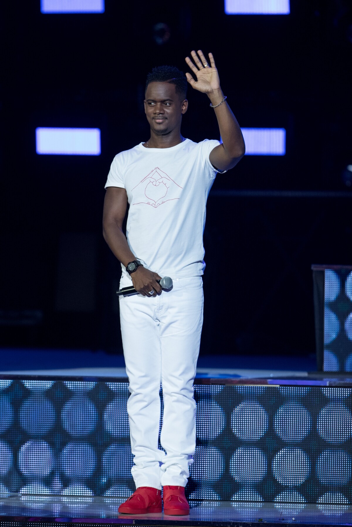 Photo : Exclusif - Black M (Alpha Diallo) lors de l'Enregistrement de l ...