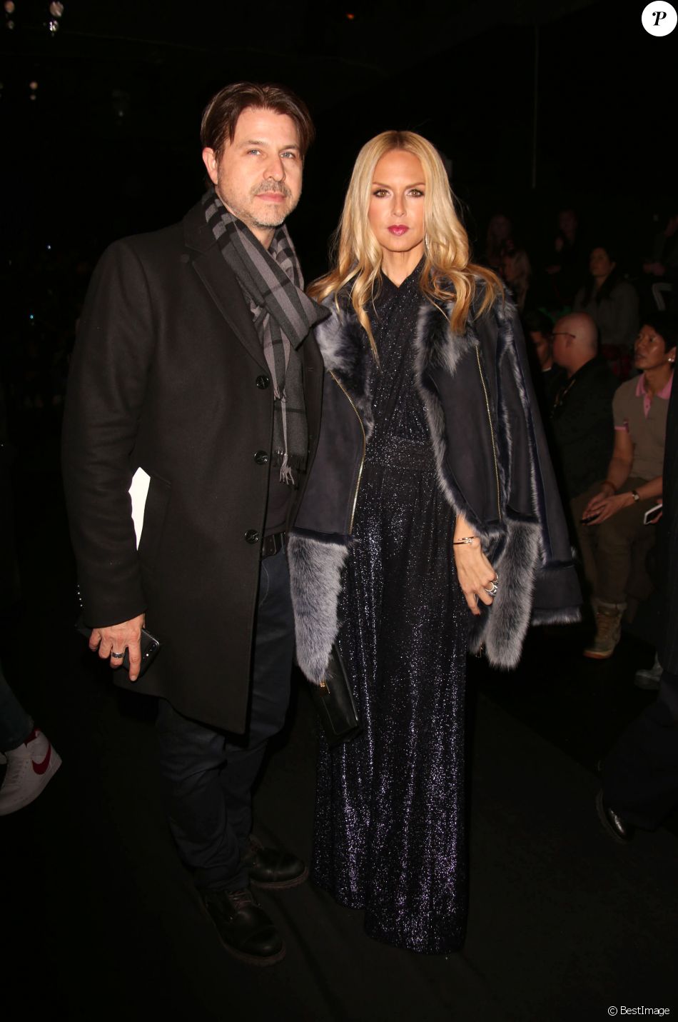Rachel Zoe et son mari Roger Bergman - Défilé Prabal Gurung, collection ...