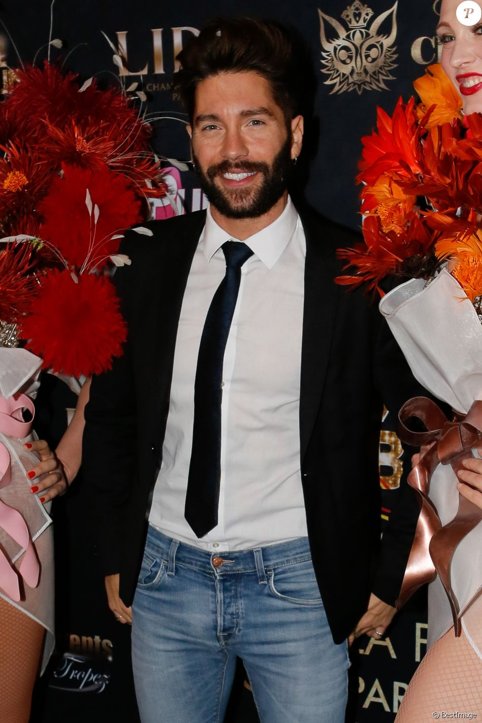 Stéphane Rodrigues (Secret Story 8) au Photocall Top Model Belgium 2015 ...
