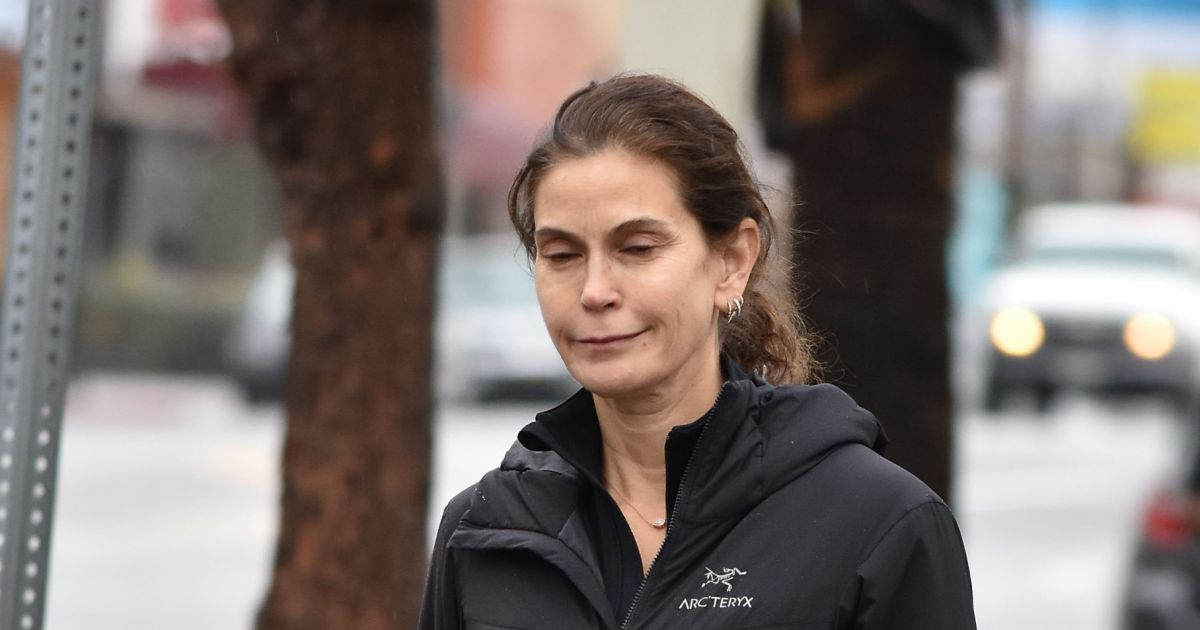 Exclusif - Teri Hatcher sort de sa séance de gym à Studio City, le 13 ...