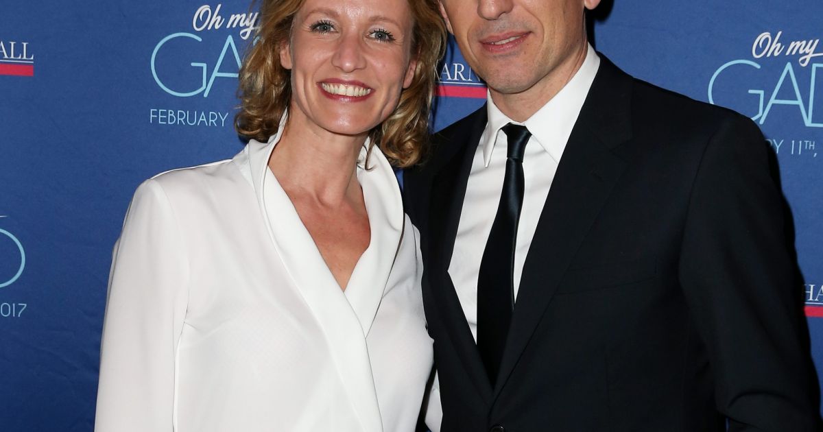 Exclusif - Alexandra Lamy et Gad Elmaleh lors du photocall du spectacle ...