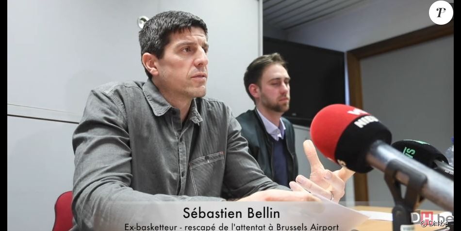 Sébastien Bellin en conférence de presse en Belgique le 17 mars 2017 ...
