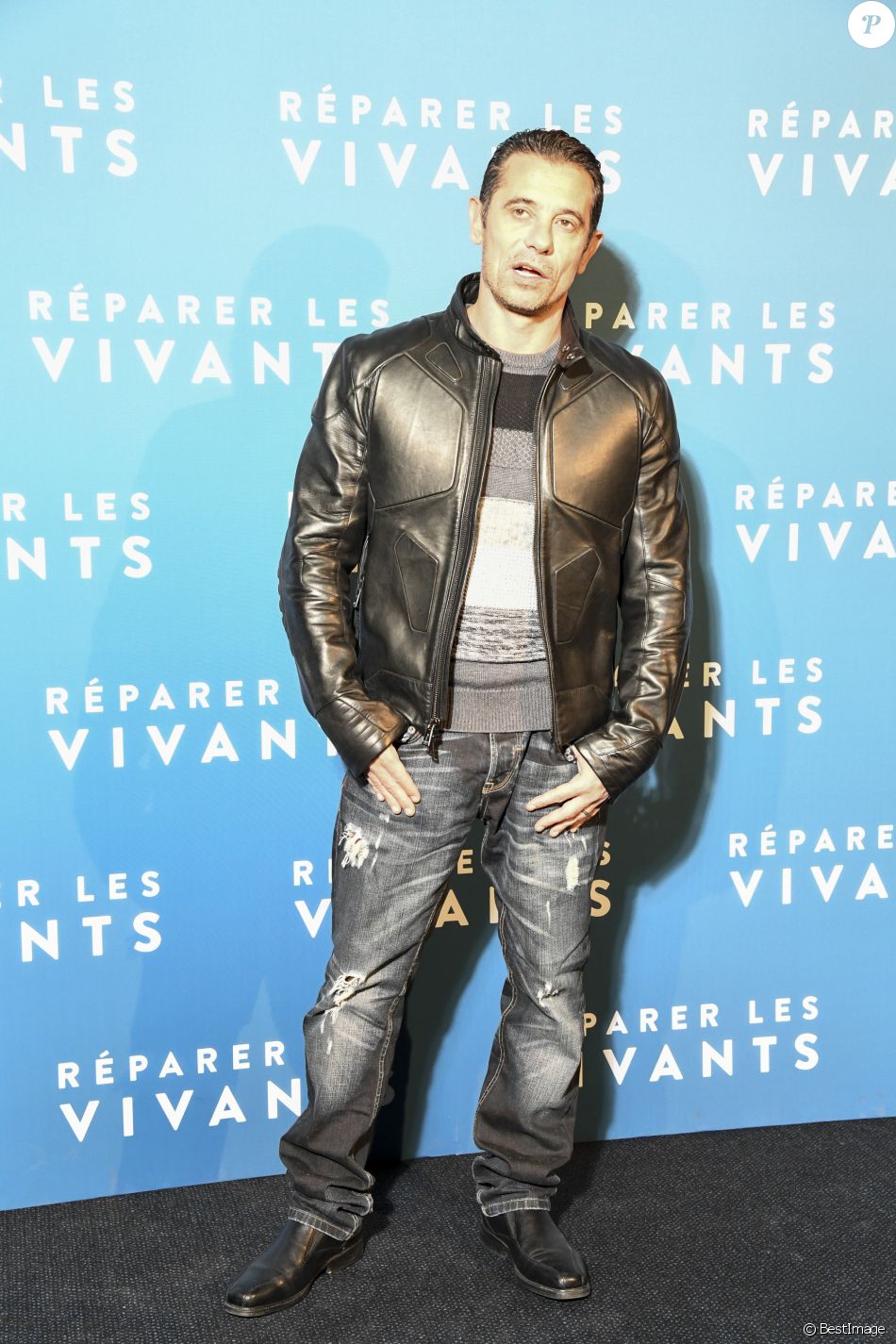 Kool Shen (Bruno Lopes) à l'Avant-première du film Réparer les vivants ...