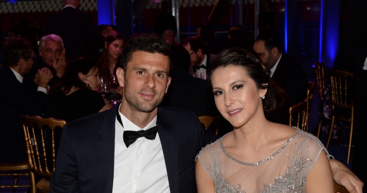 Exclusif - Thiago Motta et compagne Francisca - Dîner de gala au profit ...