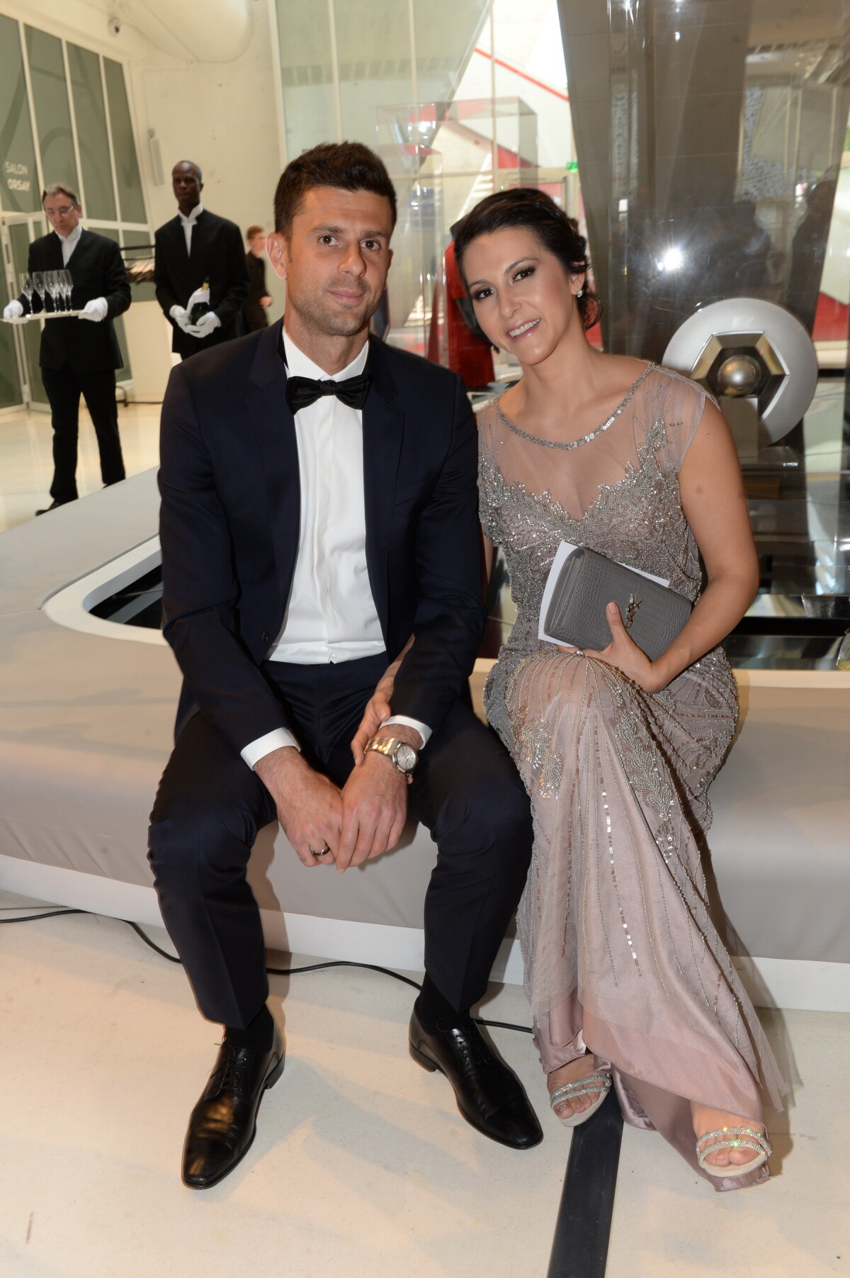 Photo : Exclusif - Thiago Motta et sa femme Francisca - Dîner de gala ...