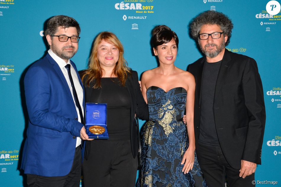 Catalin Rotaru, Gaby Sarga, Amelle Chahbi et Radu Mihaileanu - Dîner de ...