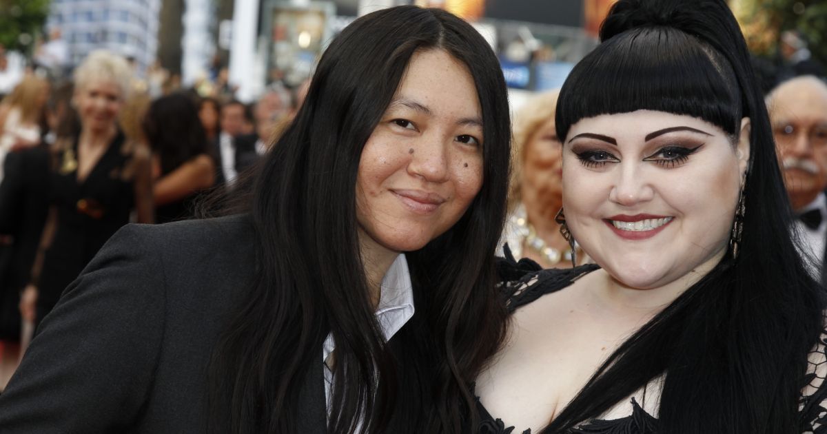 Beth Ditto et sa compagne Kristin à Cannes en 2012. - Purepeople