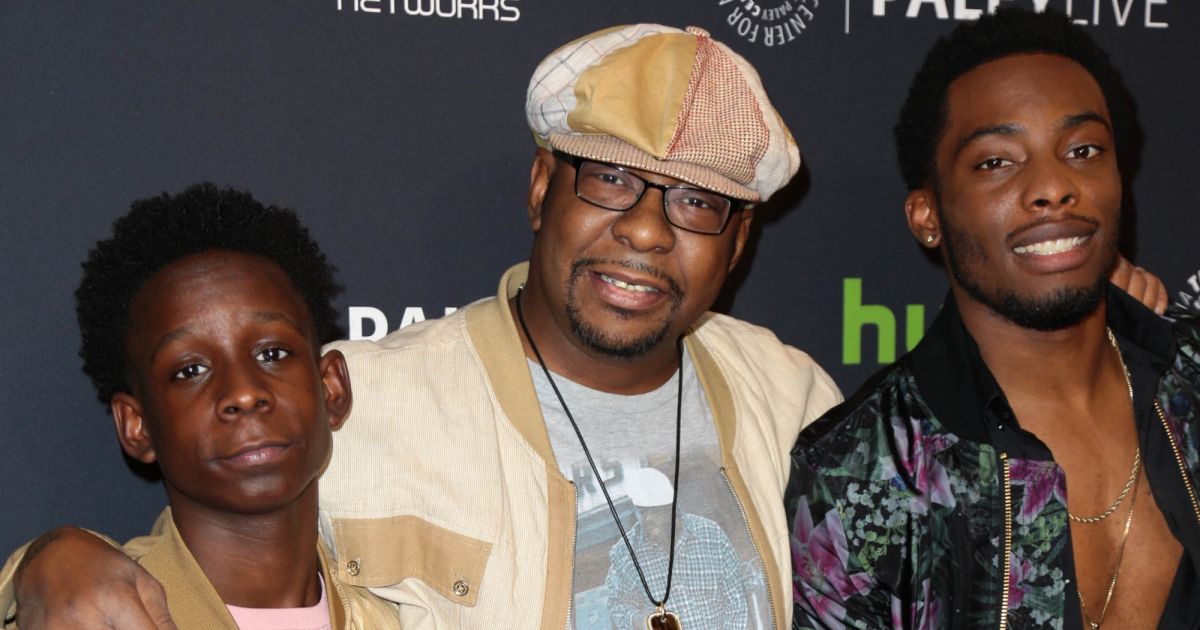Tyler Williams, Bobby Brown et Woody McClain lors de la première de ...