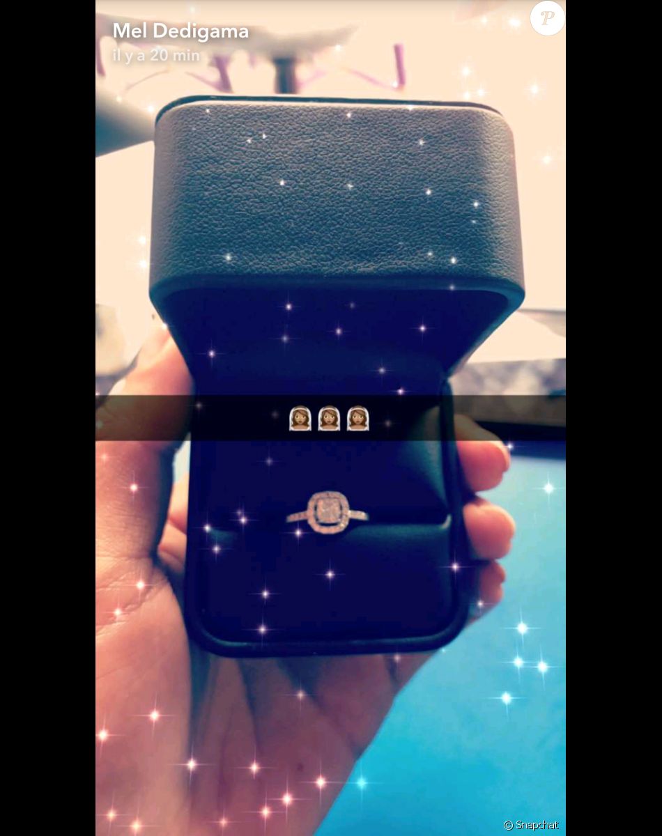 Mélanie Dedigama (Secret Story 10) a partagé la photo d'une bague ...