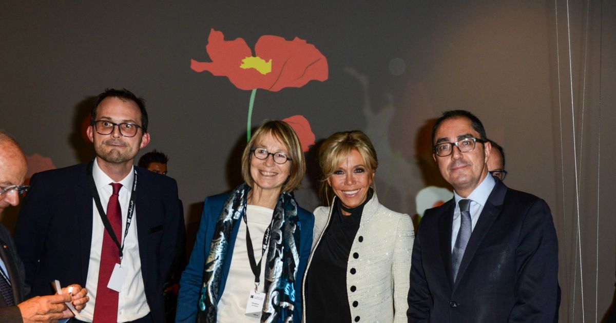 Jean-Luc Martinez, Brigitte Macron, Francoise Nyssen - Visite du Louvre ...
