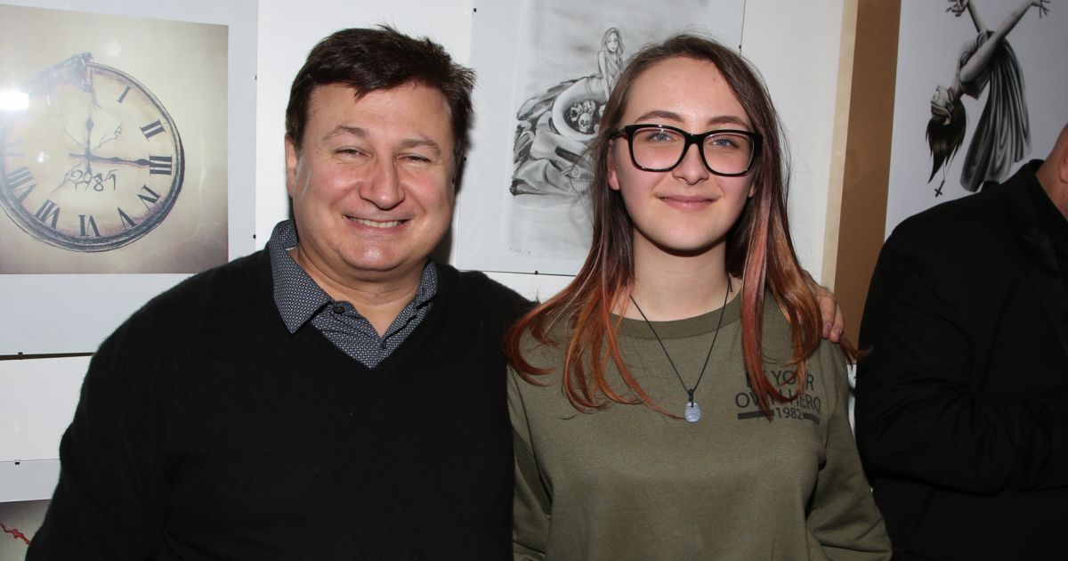 Exclusif - Chiara Conticini et Philippe Boué lors du vernissage de ...