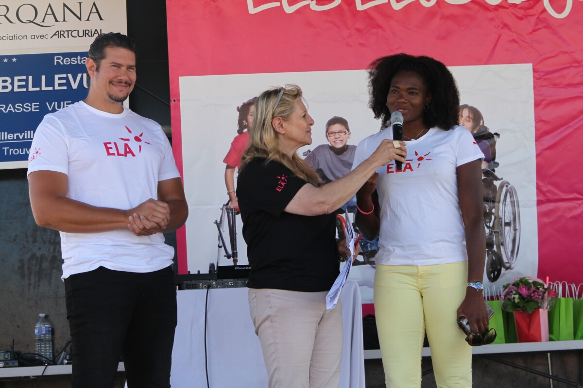 Photo : Vincent Parisi et Muriel Hurtis lors de la 20e édition de la ...