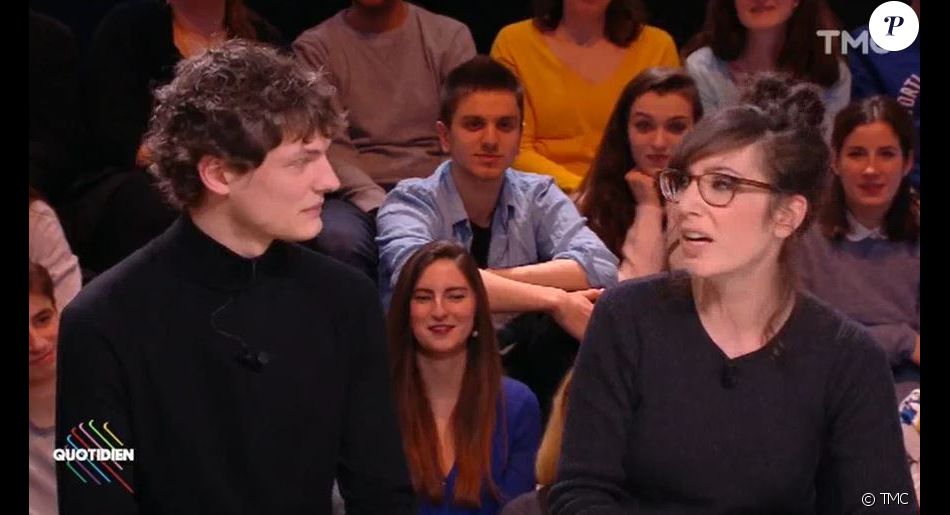 Nora Hamzaoui et Valentin Caron - Quotidien, 7 février 2018, TMC ...
