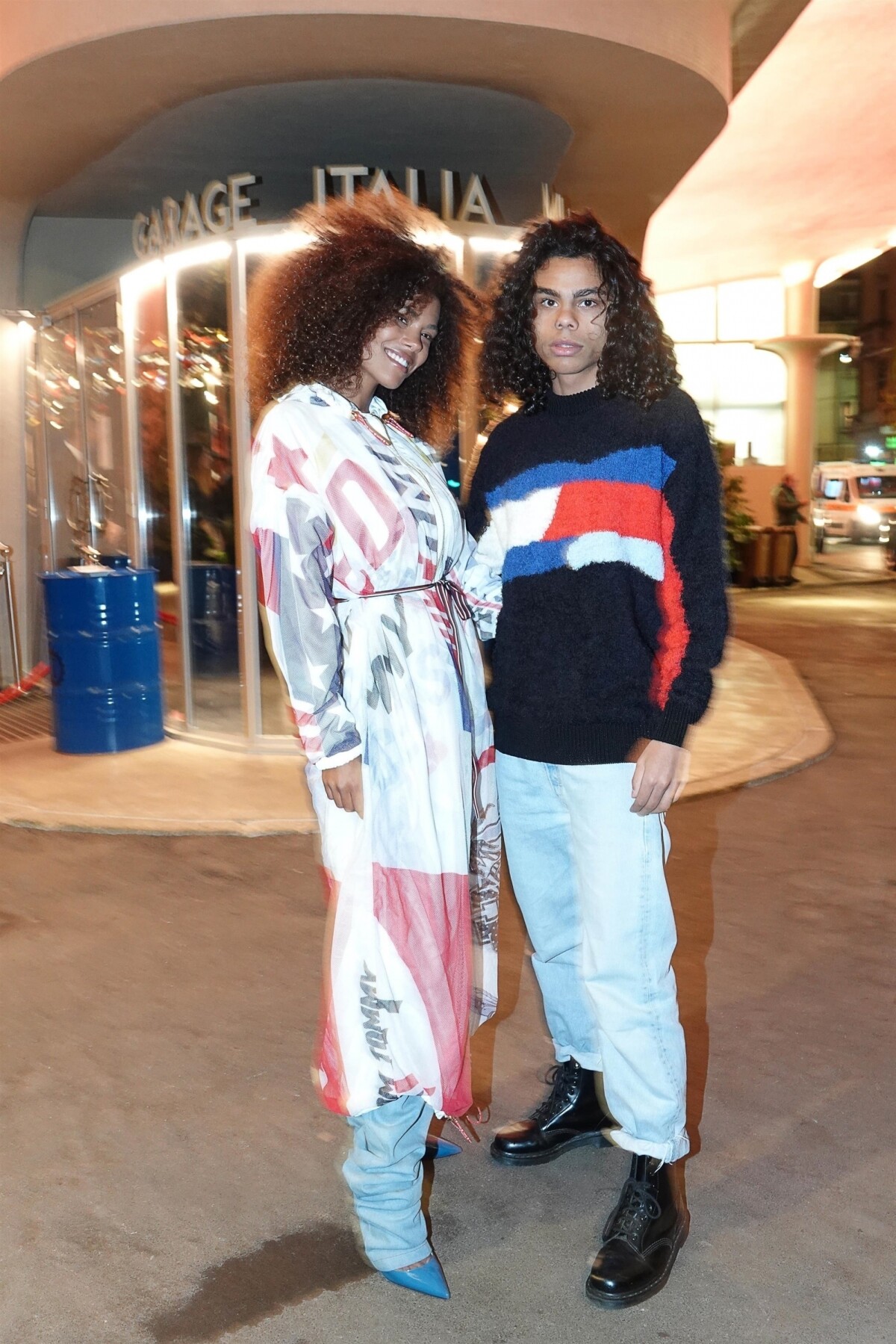 Photo : Tina et Zakari Kunakey - Soirée "Tommy Hilfiger" au Garage ...