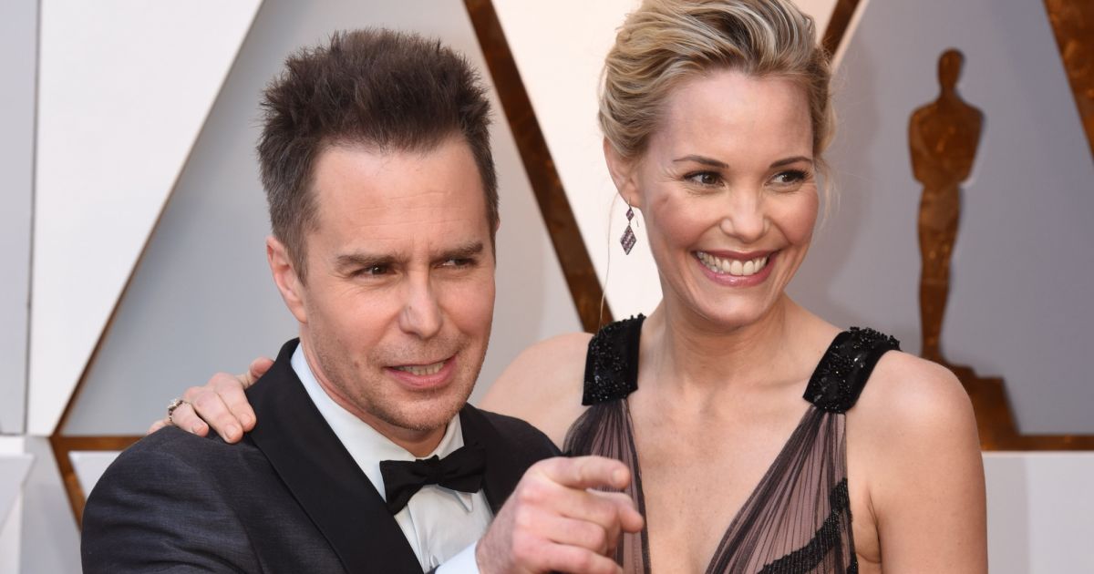 Sam Rockwell et sa compagne Leslie Bibb - Arrivées - 90ème cérémonie ...