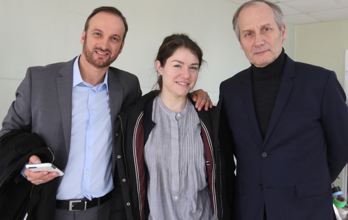 Photo : Exclusif - Emilie Dequenne et son mari Michel Ferracci, en ...